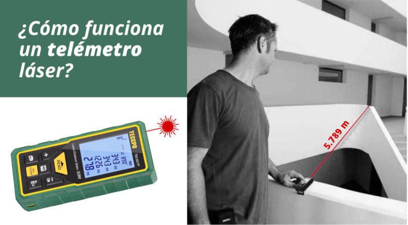 Cómo funciona y mide distancias un telémetro laser